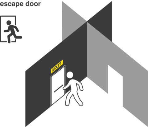 Internal Steel Escape Door | EBD Steel Doors