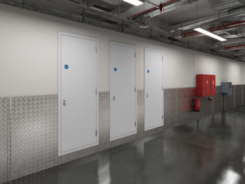 Internal Steel Riser Door | EBD Steel Doors