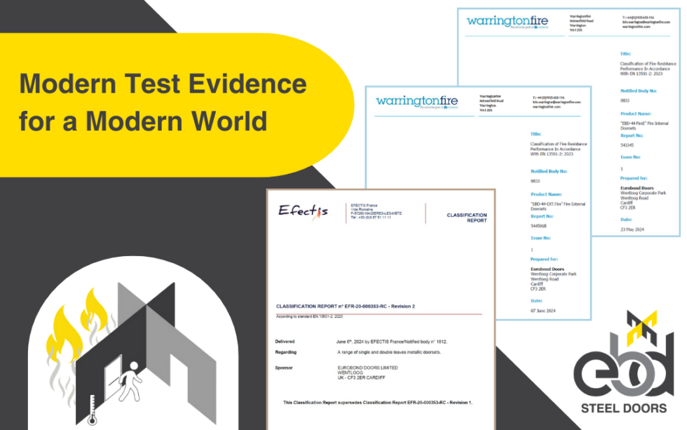 Modern Test Evidence for a Modern World | EBD Steel Doors