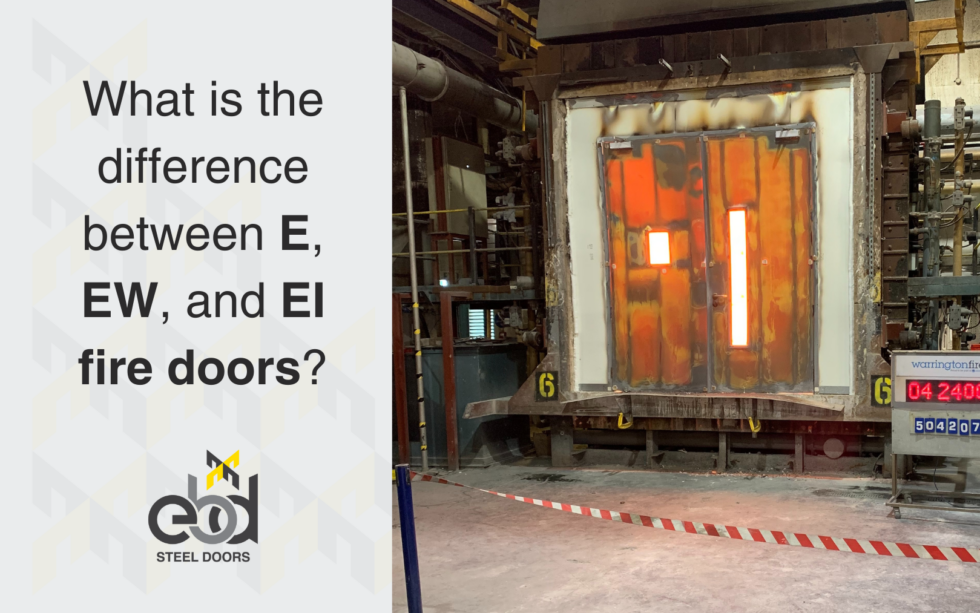 Understanding E, EW, and EI Fire Door Classifications | EBD Steel Doors